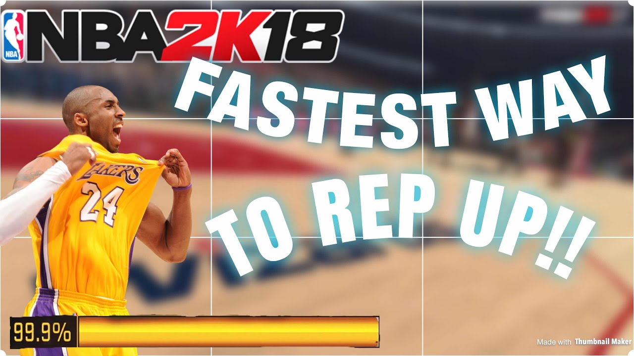 FASTEST WAY TO REP UP IN 2K18 AS A PLAY MAKING SHOT CREATOR!!! - YouTube