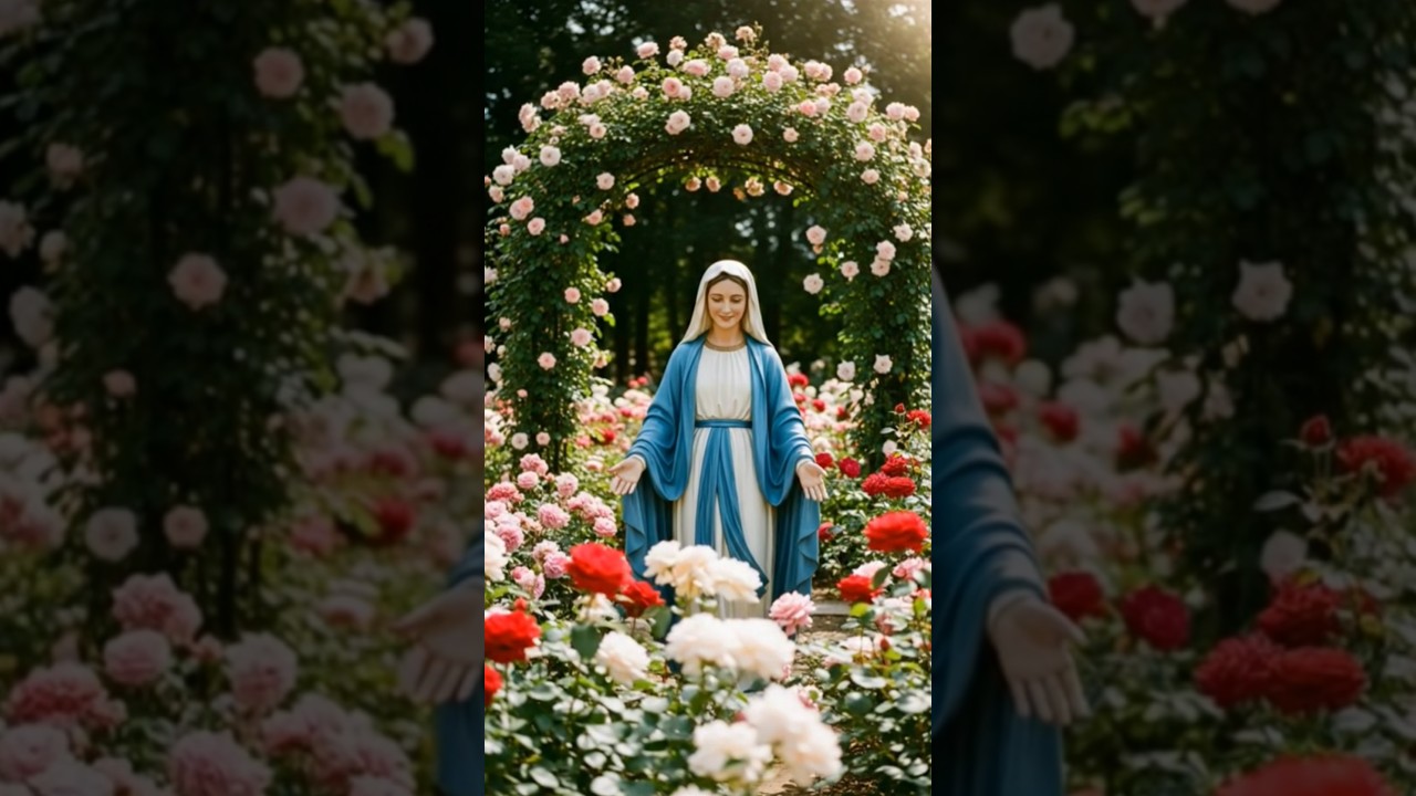Ave Maria song by Celine Dion - Mother Mary statue #mothermary #shorts ...
