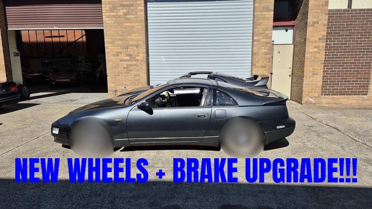 Z32 300ZX BRAKE UPGRADE + NEW WHEELS! - YouTube