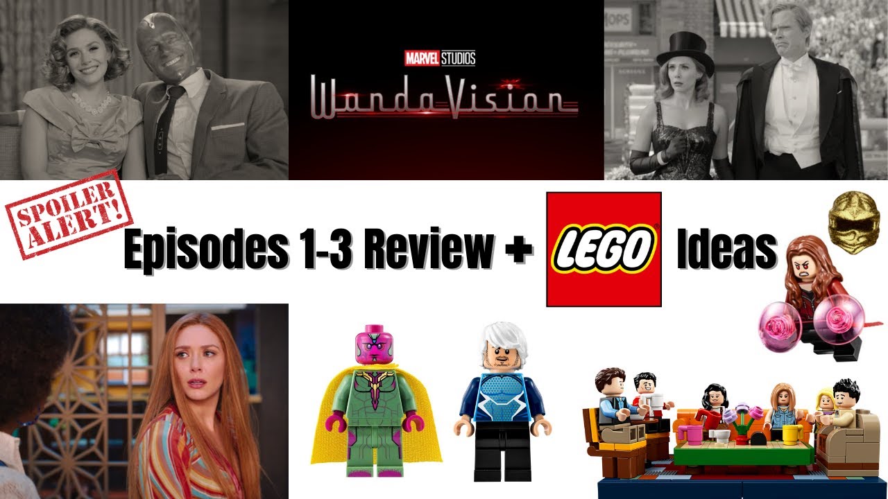 WandaVision Episodes 1-3 Review + LEGO Set Ideas! Marvel Studios ...