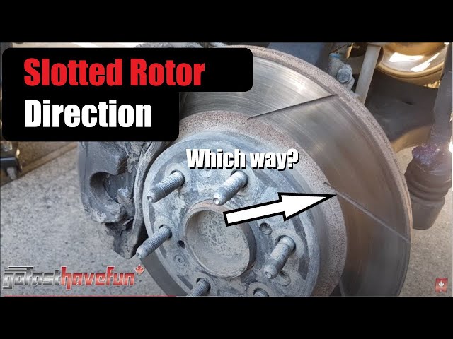 Slotted Rotors Direction