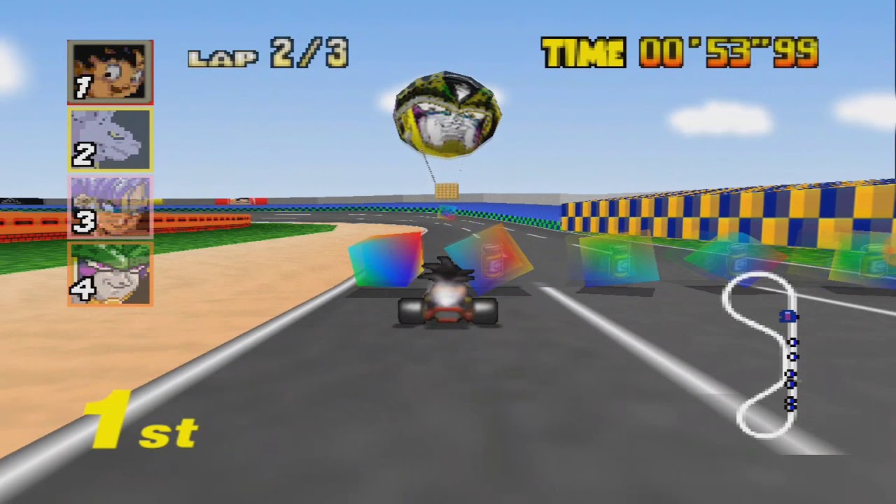 DragonBall Kart 64 [ Beta ] - N64 Emulator - YouTube