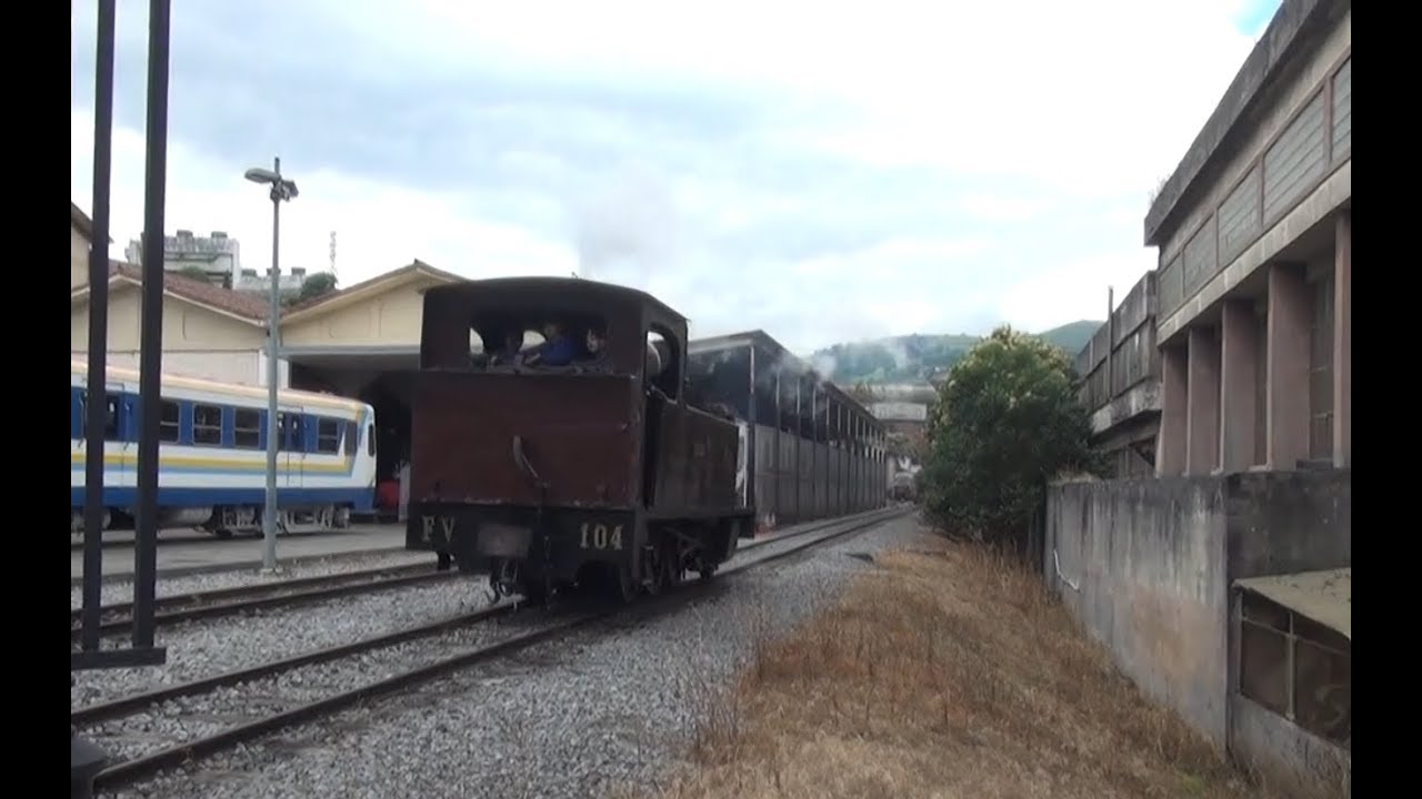 Loud 2-6-0 Live Steam Train in Basque Country Spain. Also Vintage ...