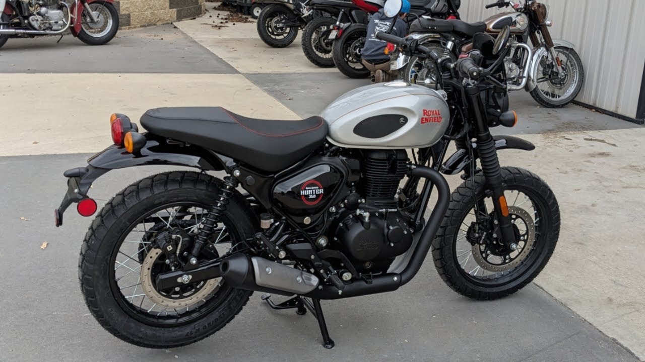 Royal Enfield Custom Hunter 350 - Notice All the Details - Wow! - YouTube