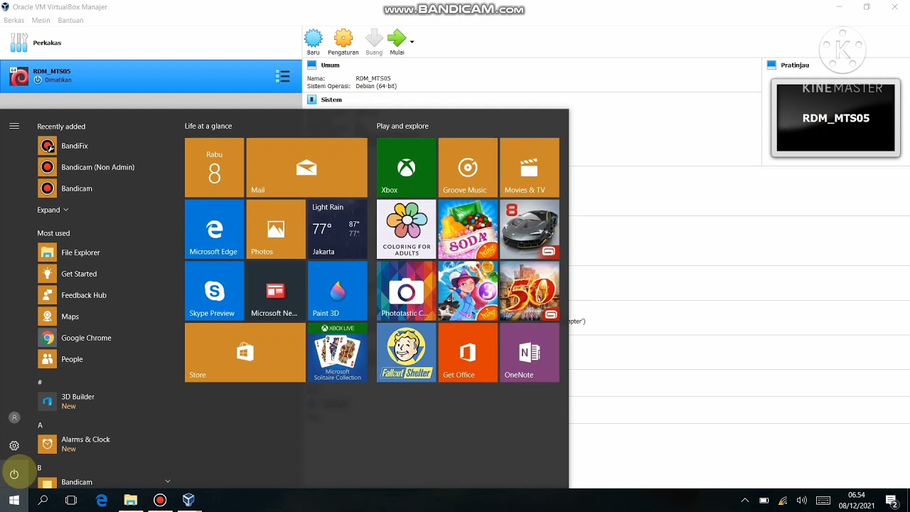 Install aplikasi RDM versi VDI - YouTube