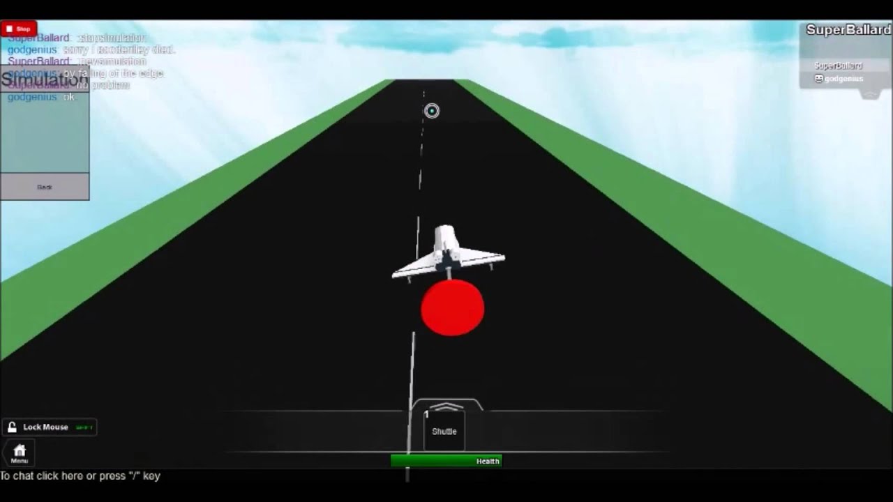 ROBLOX NASA Basic Landing with Shuttle - YouTube