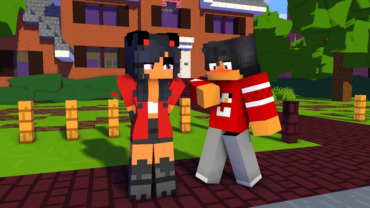 MEET LOVE MEME APHMAU WOLF AND AARON FRIENDSHIP -minecraft animation funny - YouTube
