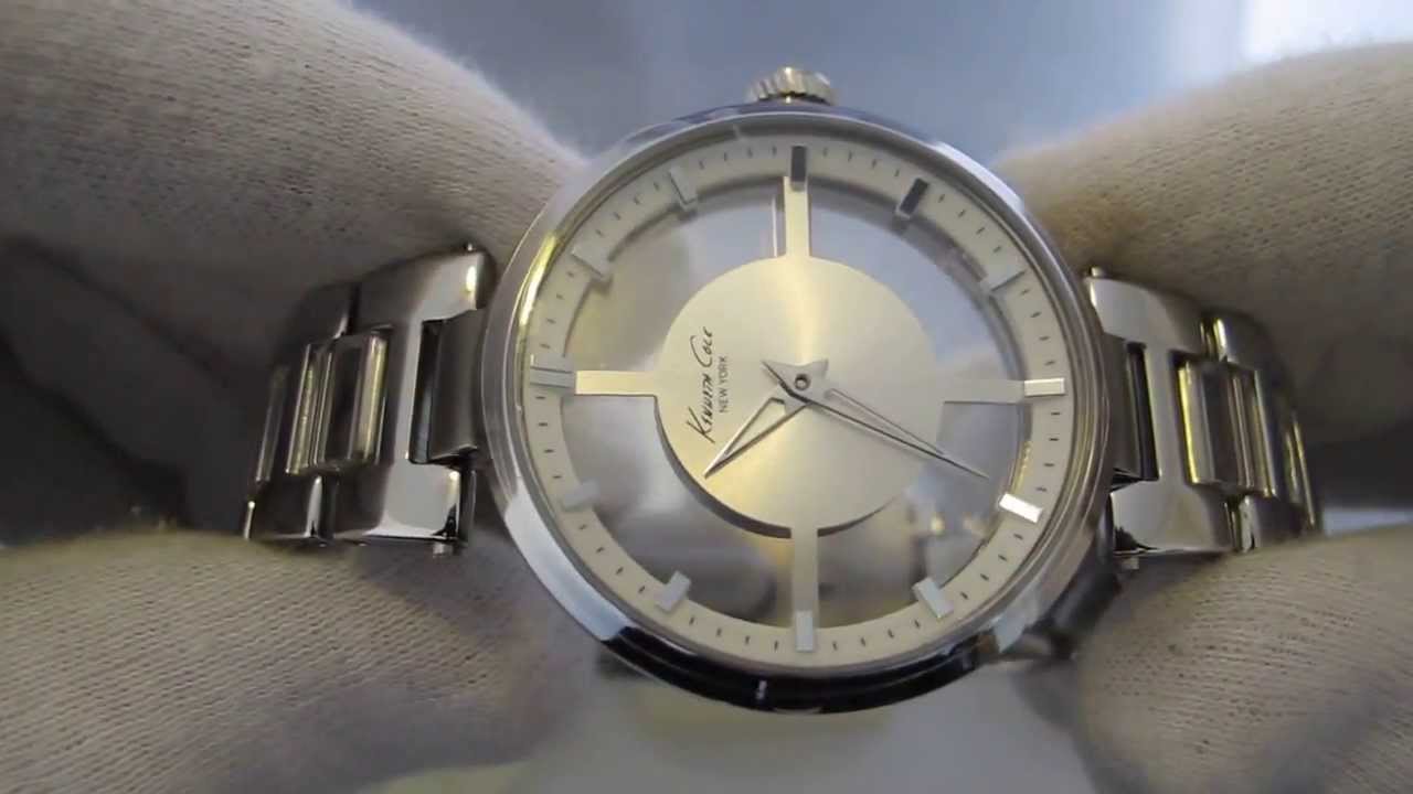 Обзор женских наручных часов Kenneth Cole Transparency KC4727 - YouTube