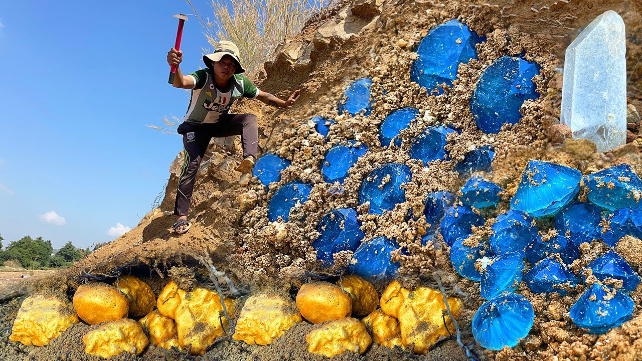 Treasure Hunting! I find my Biggest Blue Diamond Nugget worth Million ...