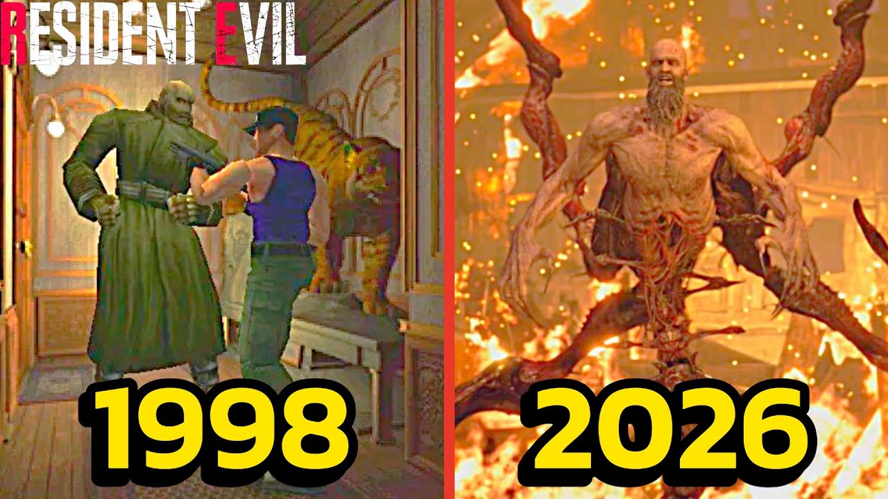 Evolution Of The Resident Evil STALKER Enemies (1998-2026) - YouTube