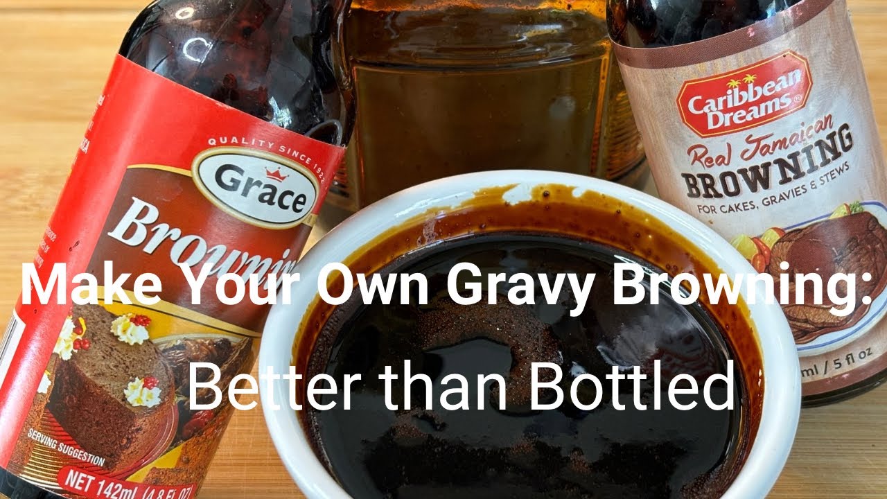 Make Your Own Gravy Browning: Better than bottled - YouTube