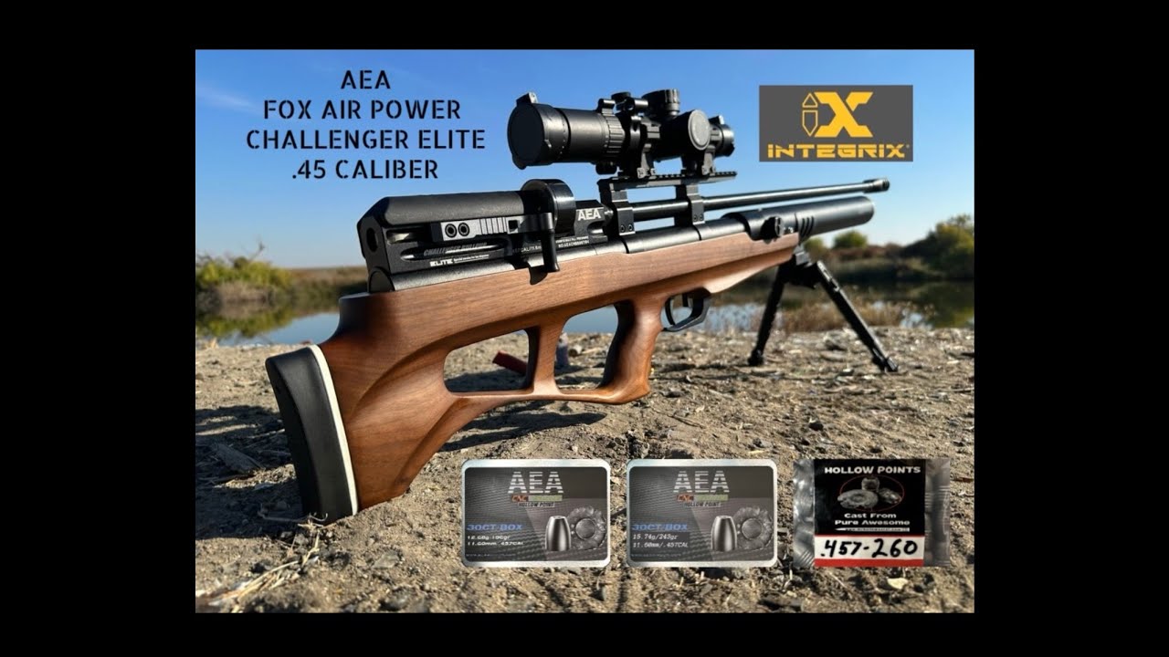 AEA/FOX AIR POWER PRODUCTION MODEL CHALLENGER ELITE .45 CALIBER OUTDOOR ...