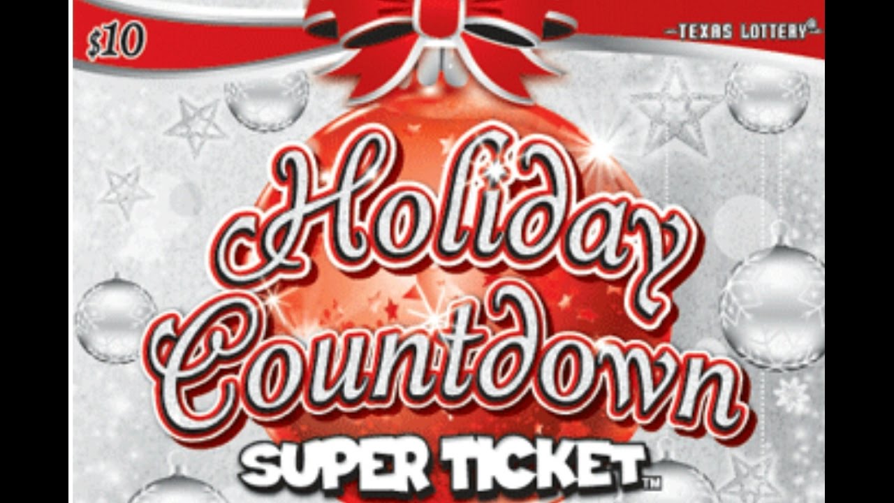 BRAND NEW! $10 Holiday Countdown Super Ticket! - YouTube