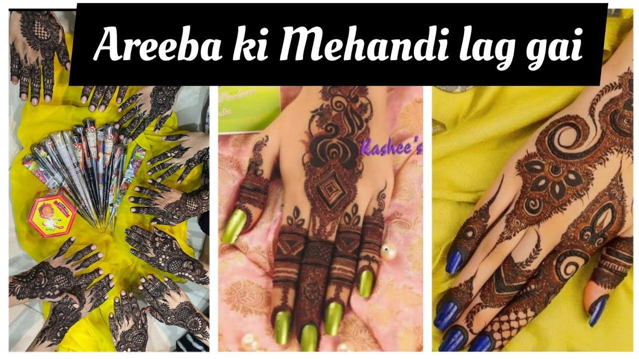 areeba ki mehndi lag gaye | new vlog | mehndi ki Raat | #shadi | sana ...