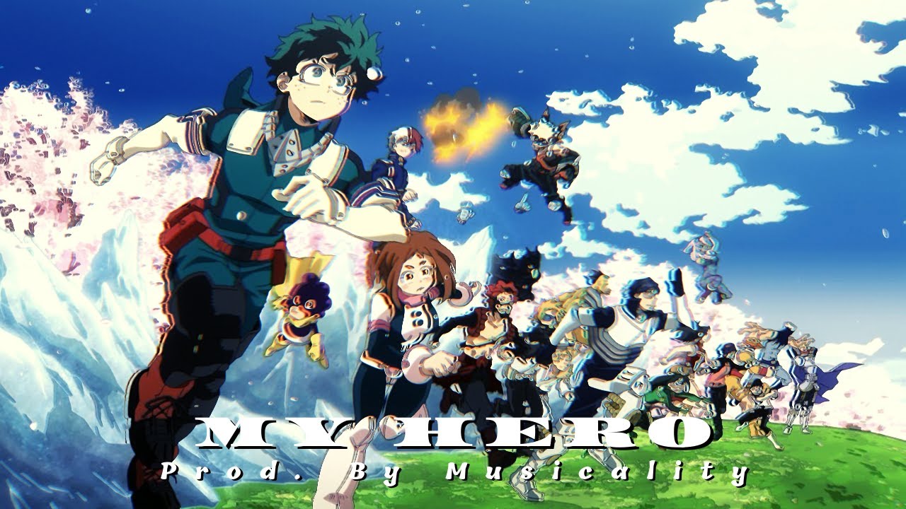 My Hero Acadamia Song | My Hero | AMV | Lyric Video | Delta Deez [Prod ...