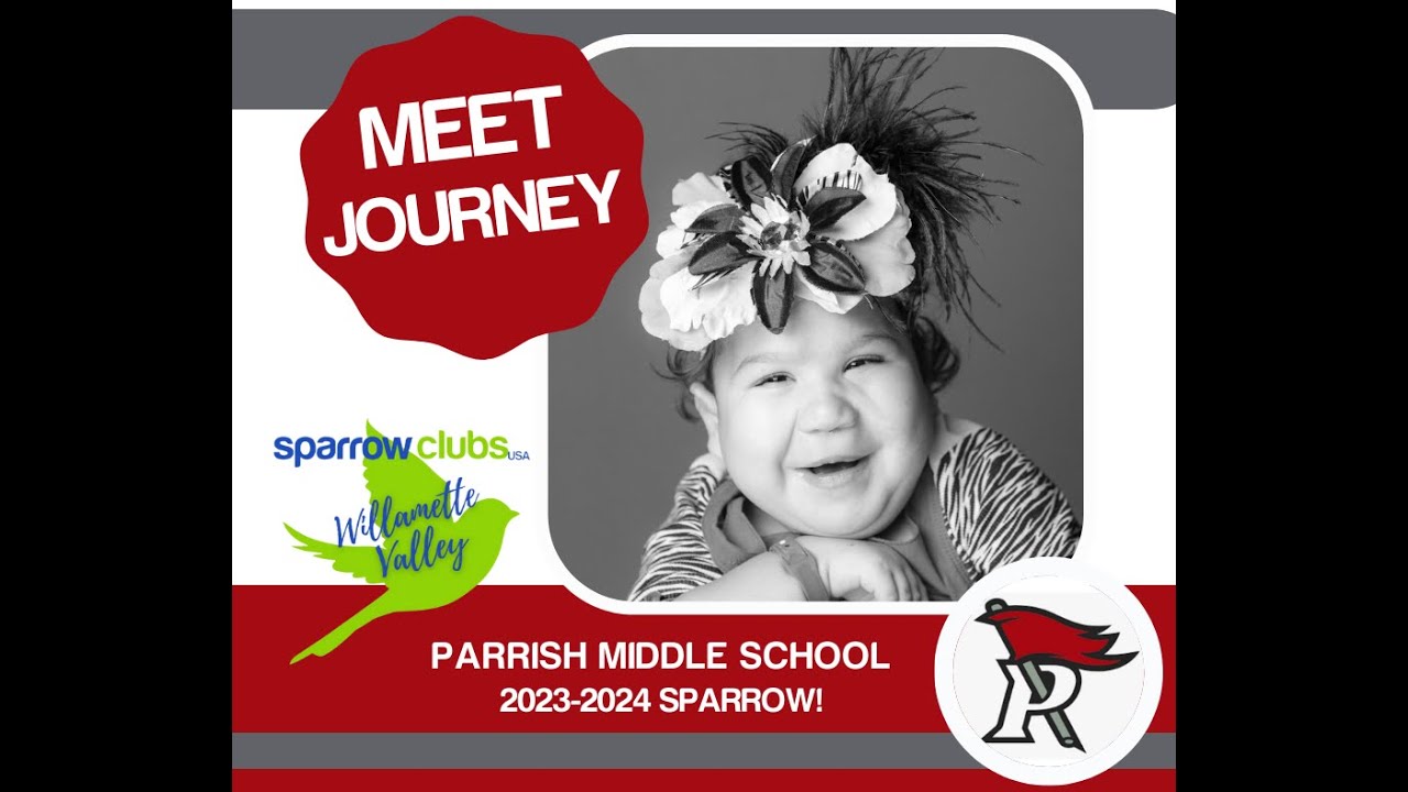 Parrish Middle School adopts a brave new Sparrow! - YouTube