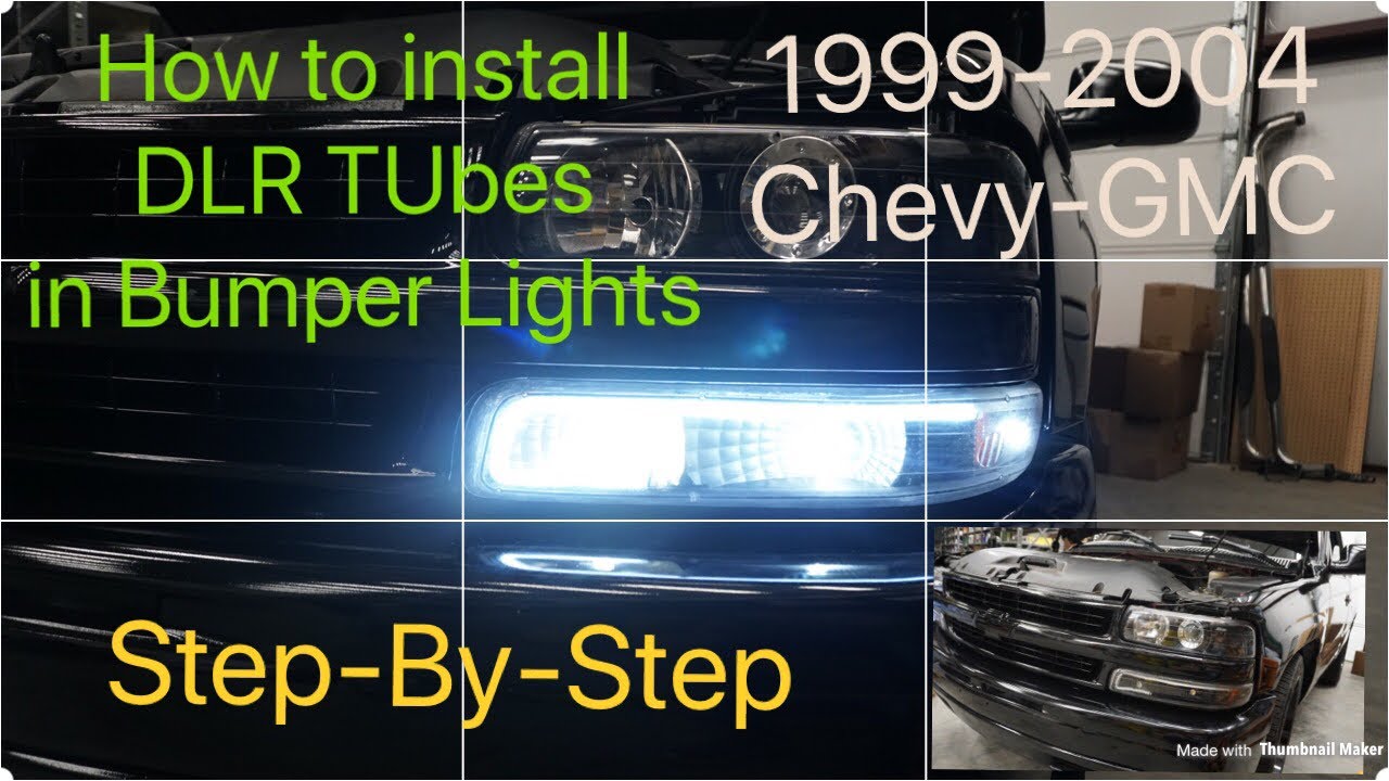 Custom Bumper Lights for Chevy or GMC - YouTube