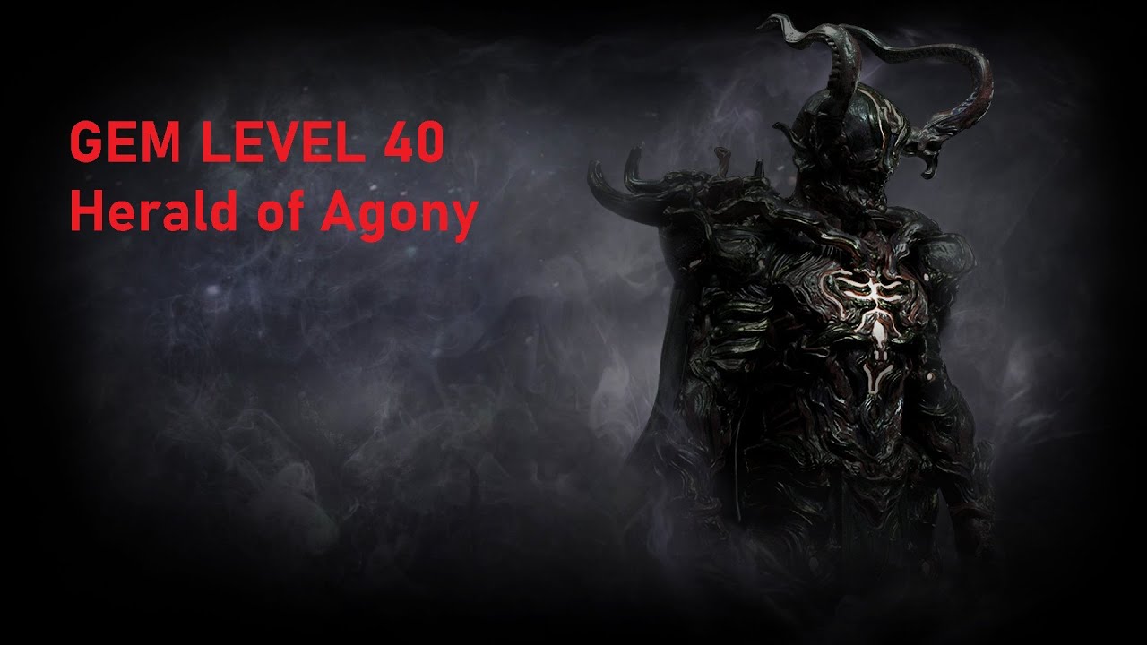Path of Exile 3.21 Gem Level 40 Herald of Agony with 85 Virulence - YouTube