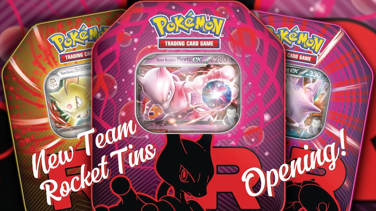 Opening Pokemon Team Rocket's Tins! JAK DUŻO DOBRYCH KART ODDA NAM ...