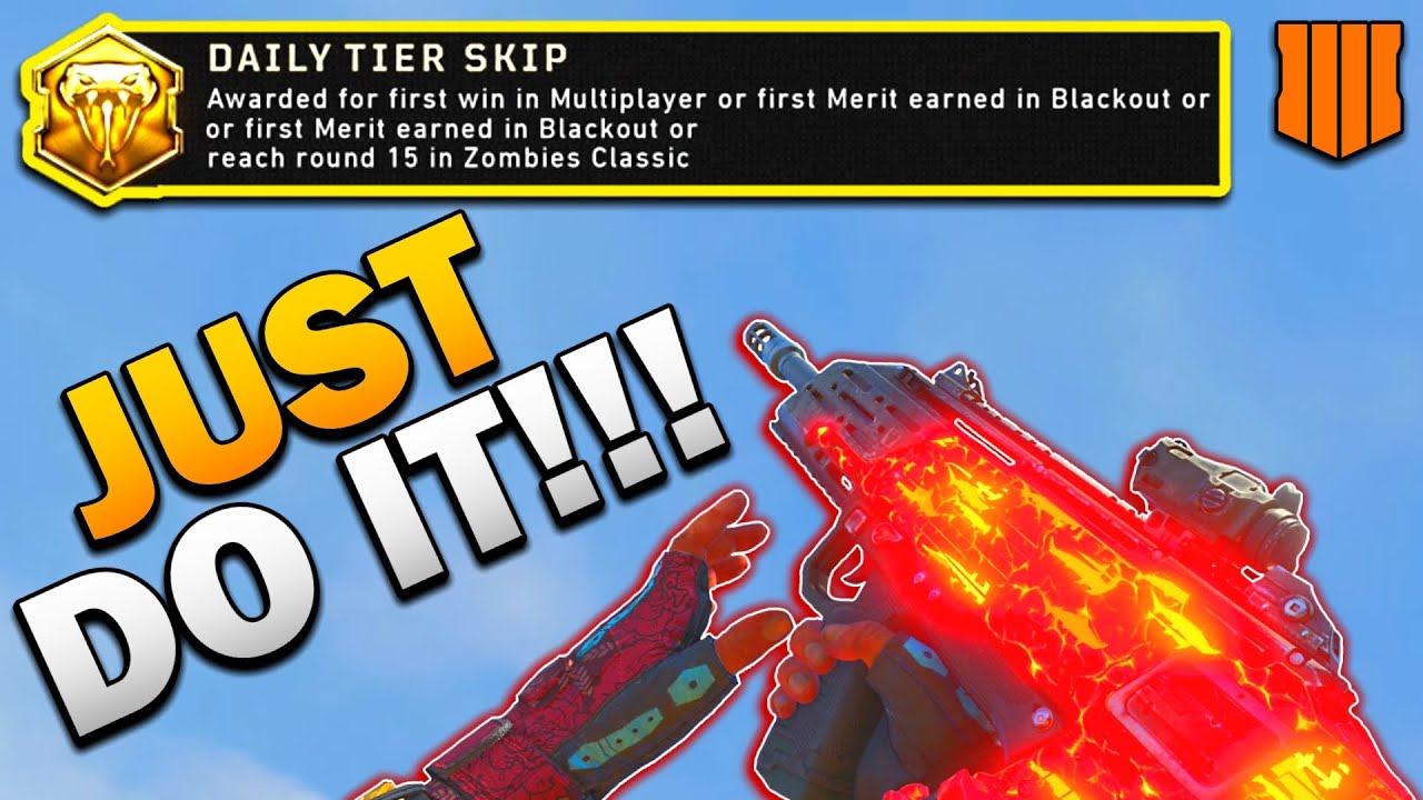 Skipping Tiers in Under 3 minutes | Faster Tiers in CoD BO4 - YouTube