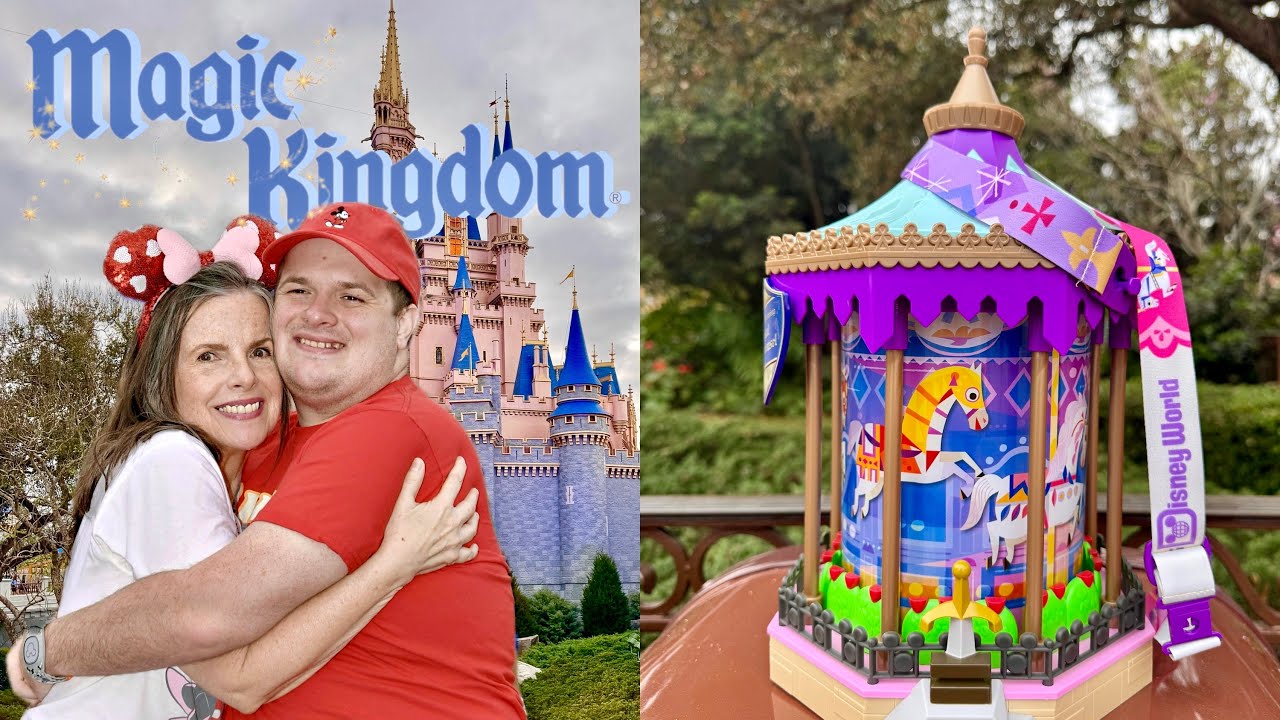 Magic Kingdom’s LOVE DAY 2025! NEW: Carousel Popcorn Bucket, Chatting w ...