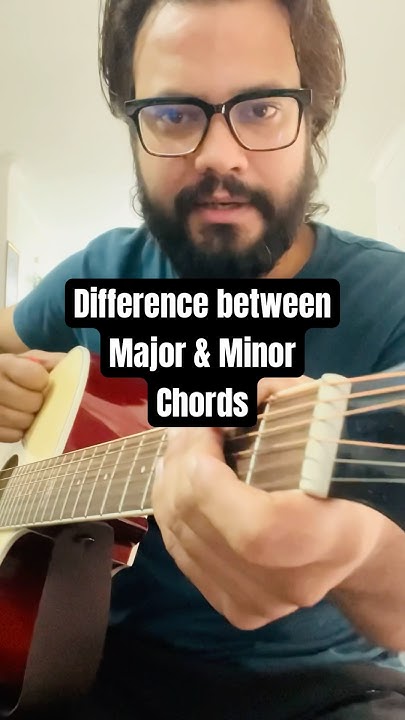 Difference between major and minor#guitar#learnmusic#musictheory# ...