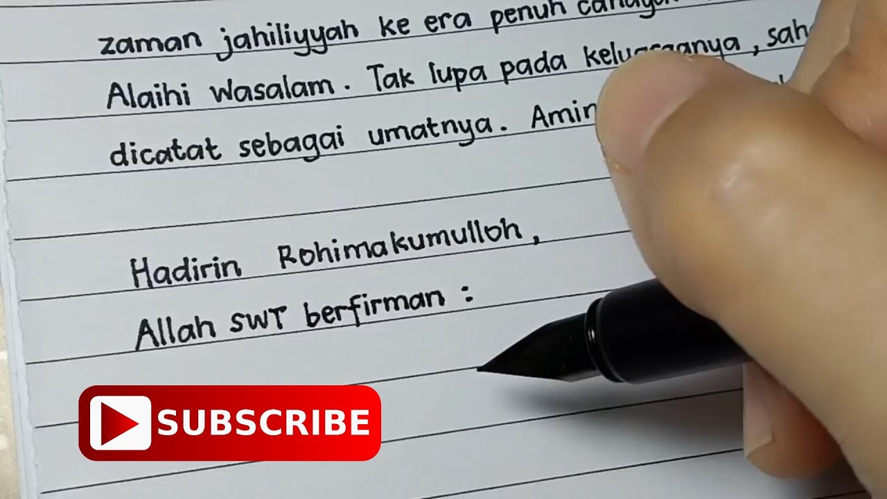 Contoh Naskah Teks Pidato Islami Tema "Gemar Mencari Berkah Hidup ...