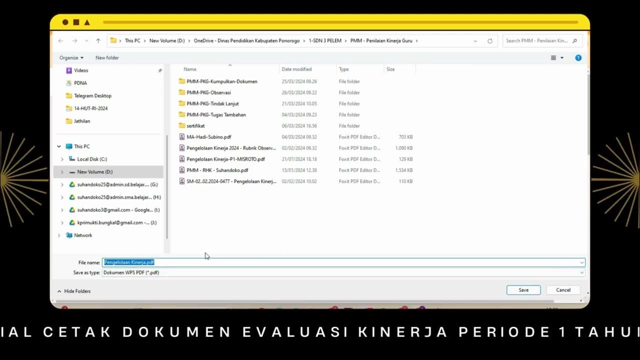 Tutorial Cetak Dokumen Evaluasi Kinerja Periode 1 Tahun 2024 - YouTube