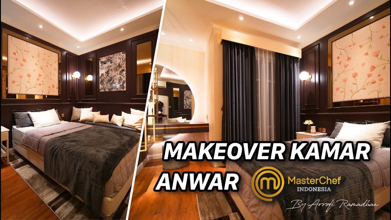 MAKEOVER KAMAR ANWAR MASTER CHEF (3,1m x 3,3m) - YouTube