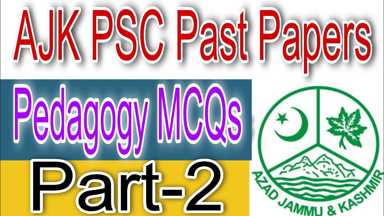 AJK PSC Past Paper Solution : AJK PSC Test Preparation - YouTube