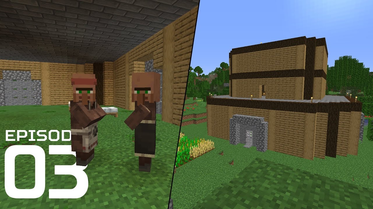 Minecraft World - Villager work - Episode 3 - YouTube