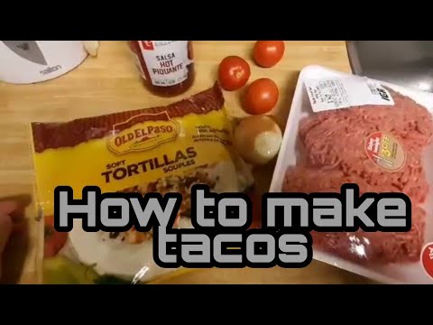 HOW TO MAKE TACOS AT HOME/RECIPE - YouTube