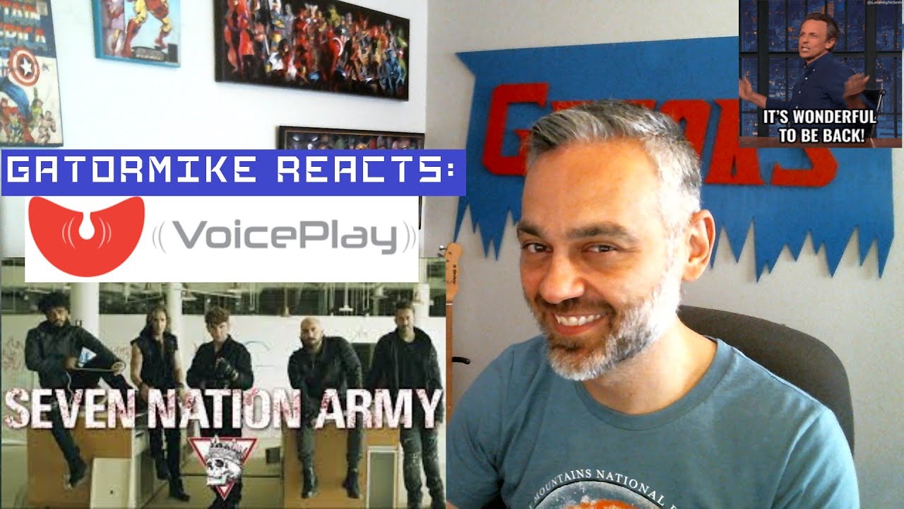 GatorMike Reacts: 7 Nation Army Reaction by VoicePlay - YouTube