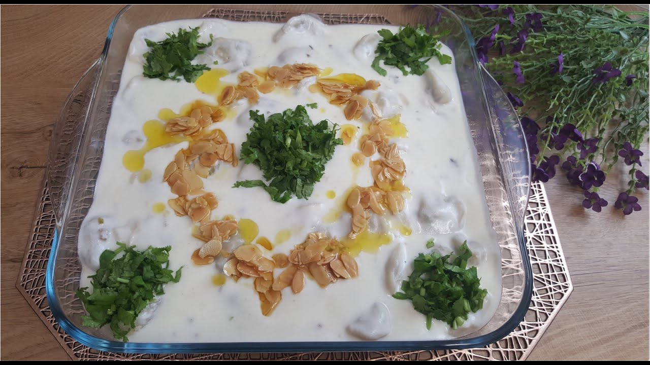 (Shish burk) tortellini mit joghurtsoße . Tortellini yogurt sauce.طعم ...
