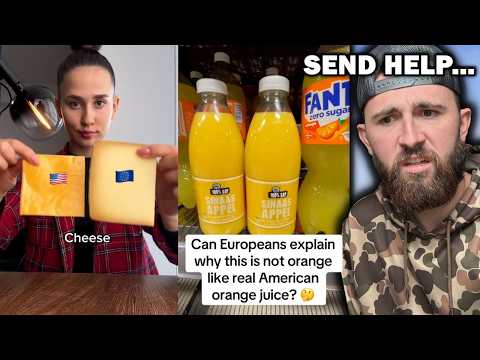 European Food vs American Slop... *it got worse*