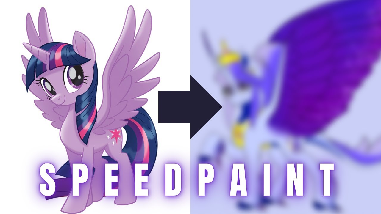 Twilight Sparkle (Re) Re-Design - MLP SpeedPaint - YouTube
