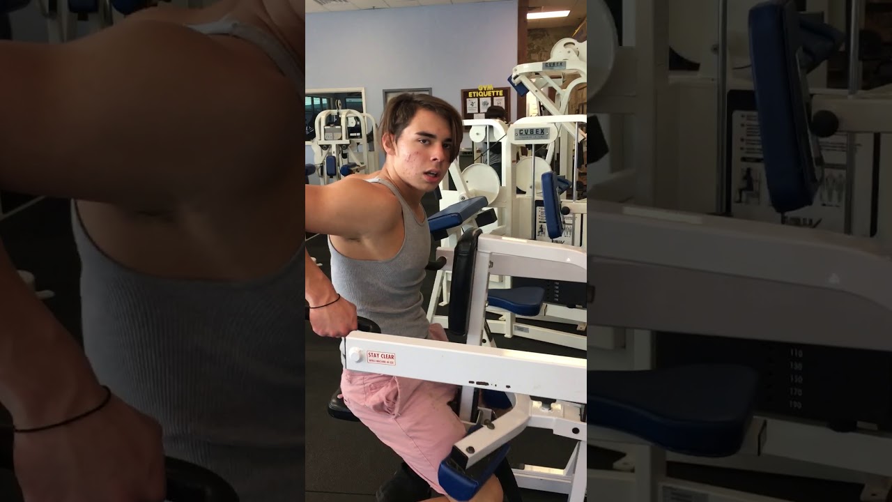 180 lbs 5 sets 7-10reps - YouTube