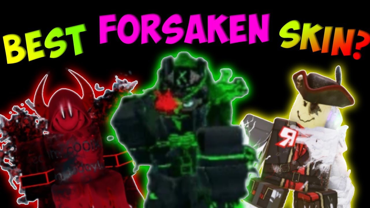 Top 10 Killer Skins in Forsaken! (In My Opinion) - YouTube