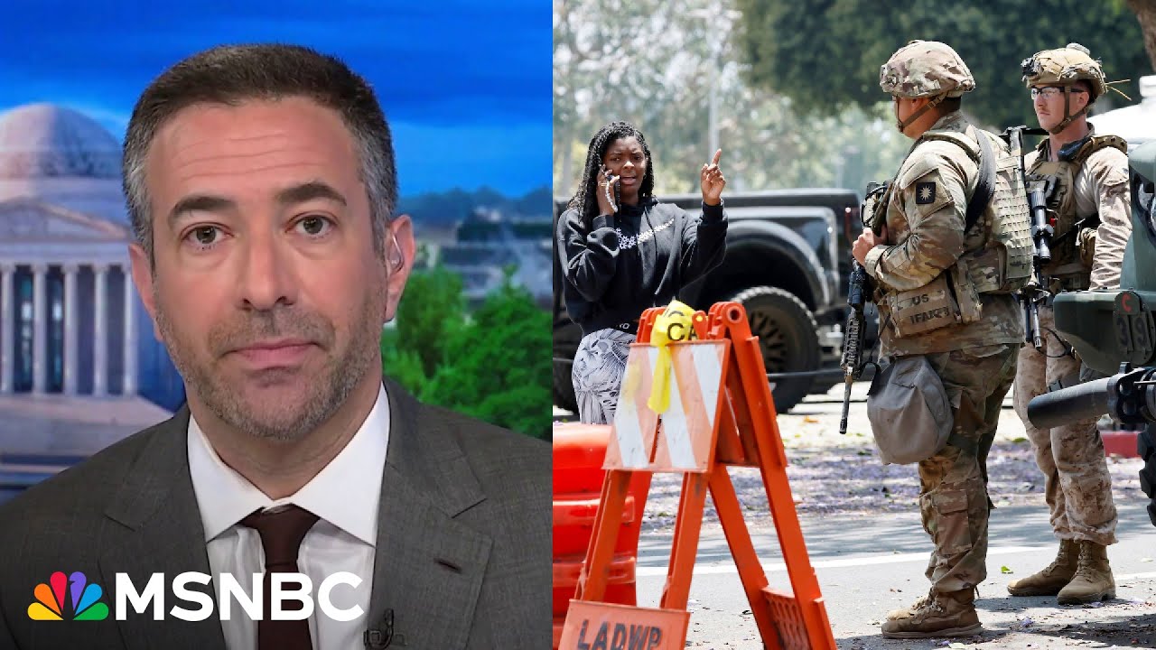 Ari Melber hammers Trump’s crackdown week — U.S. senator cuffed, Dem ...