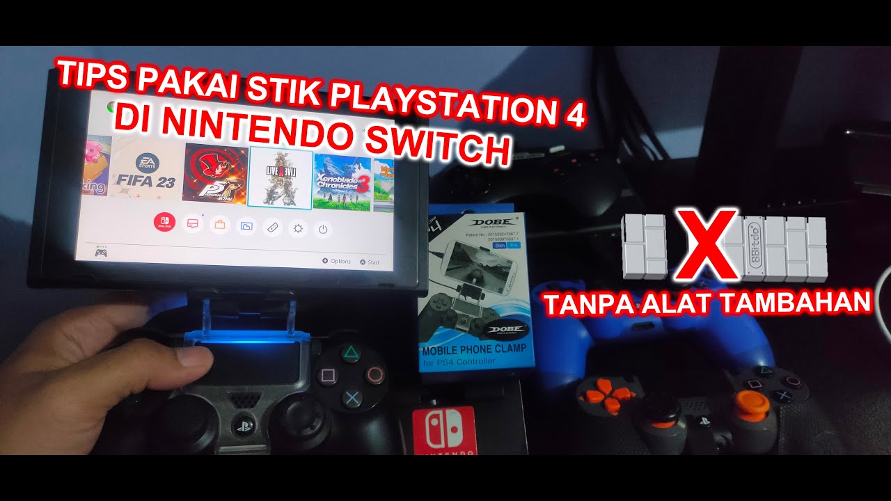 Cara Pakai Stik Playstation 4 Di Nintendo Switch Tanpa Tambahan Alat ...