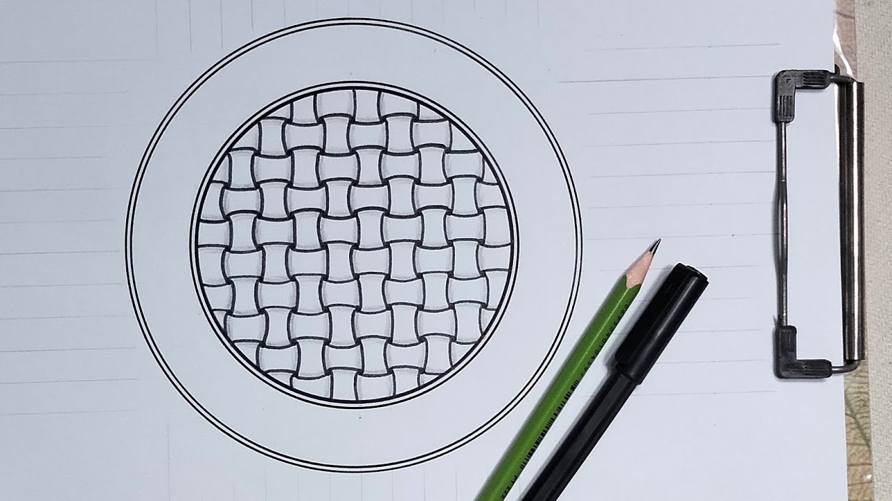 Easy circle pattern | Drawing ideas | Traditional art | useful art ...