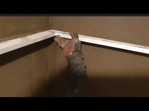 ZELF EEN BADKAMER stucadoren met KNAUF CEMENT of omnicol BIJ AFGEHAKTE ...
