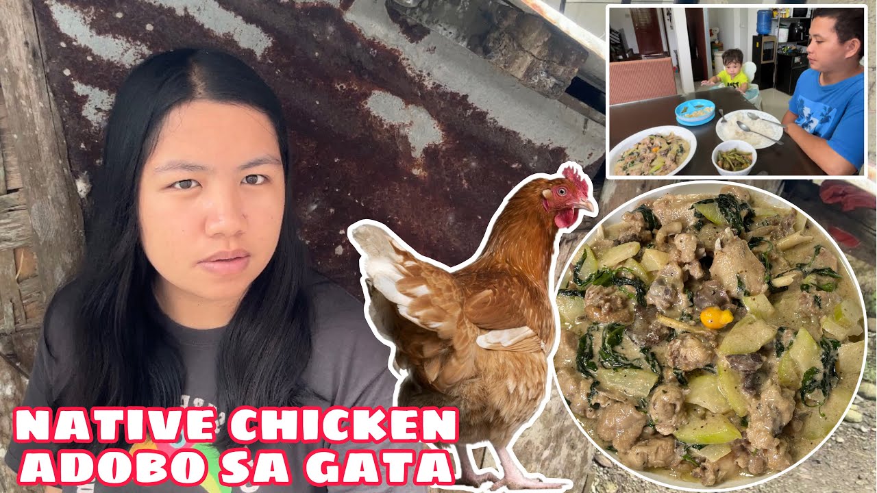 NATIVE CHICKEN ADOBO SA GATA W/ PAPAYA AT DAHON NG SILI + SAFETY GATE ...