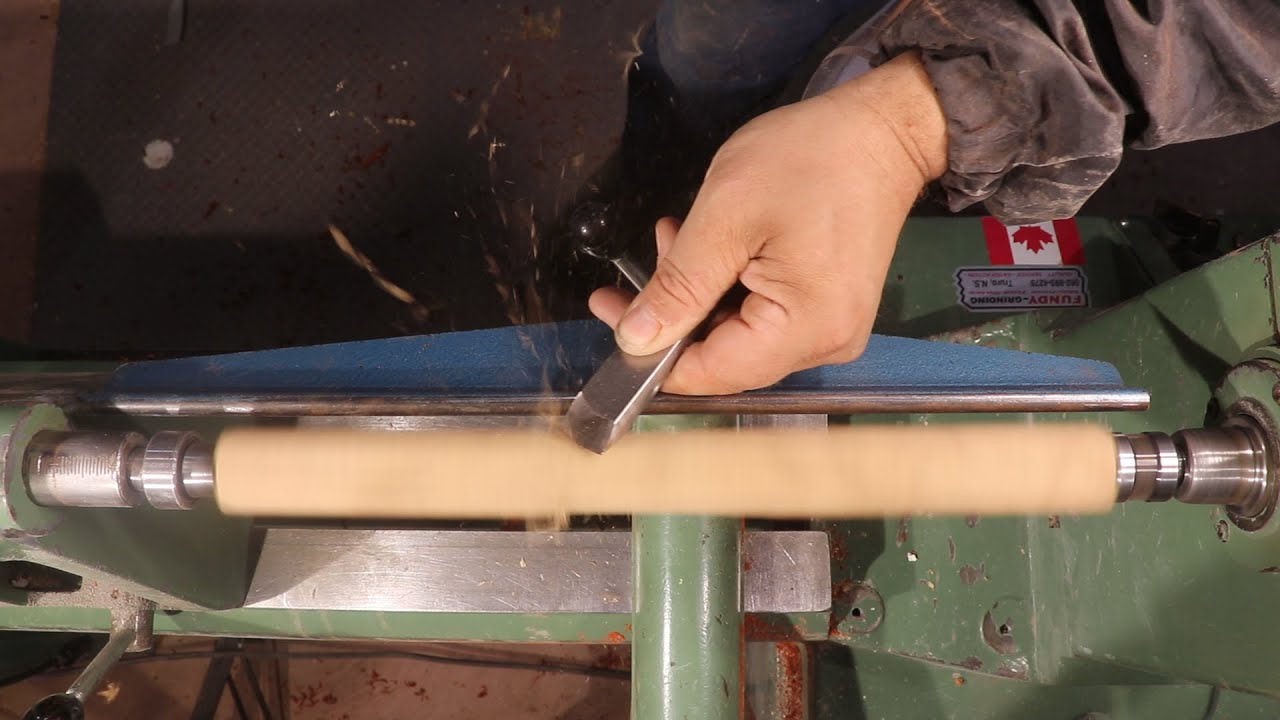 Woodturning | Zebrawood Wand Using Only Skews - YouTube