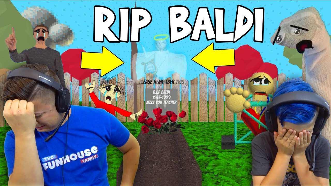 BALDI IS DEAD... Baldi's Basics (Trap Out Of Control) - YouTube