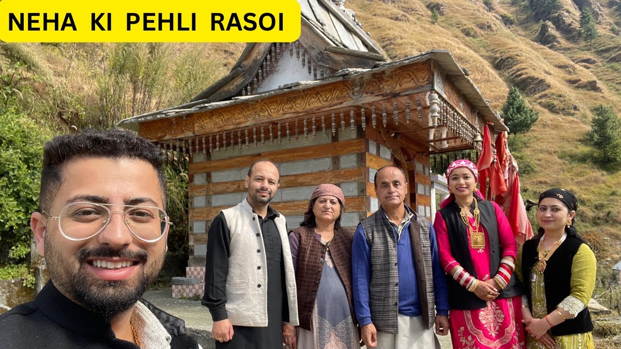 Went To All Mandir In Village After Marriage // Bade Papa Or Bade Mummy ...