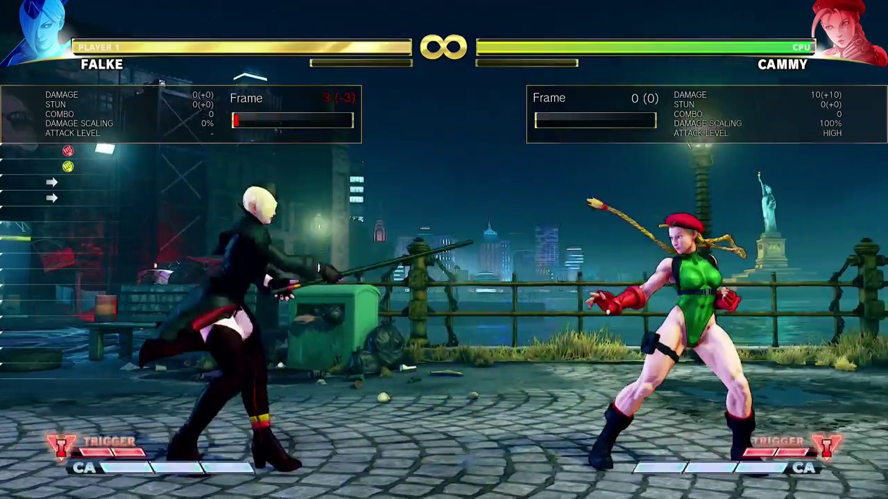 SFVAE v3.5: Falke tech (fw.hp spacing and beating backdashes) - YouTube