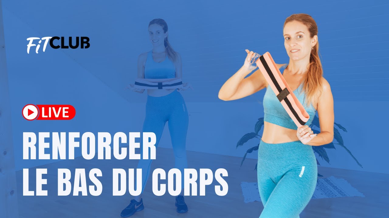 EXERCICES POUR RENFORCER LE BAS DU CORPS - YouTube