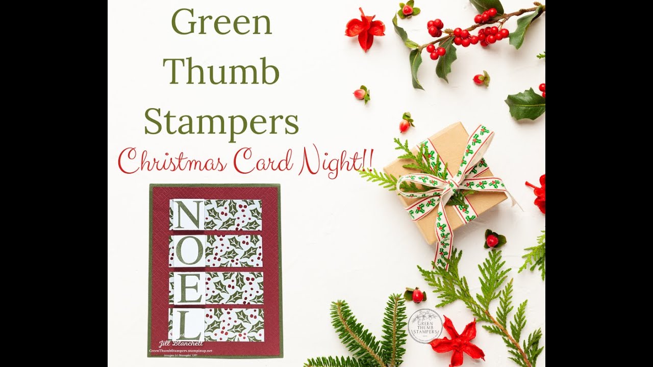 Stampin' UP! Classic Letters for Christmas - YouTube