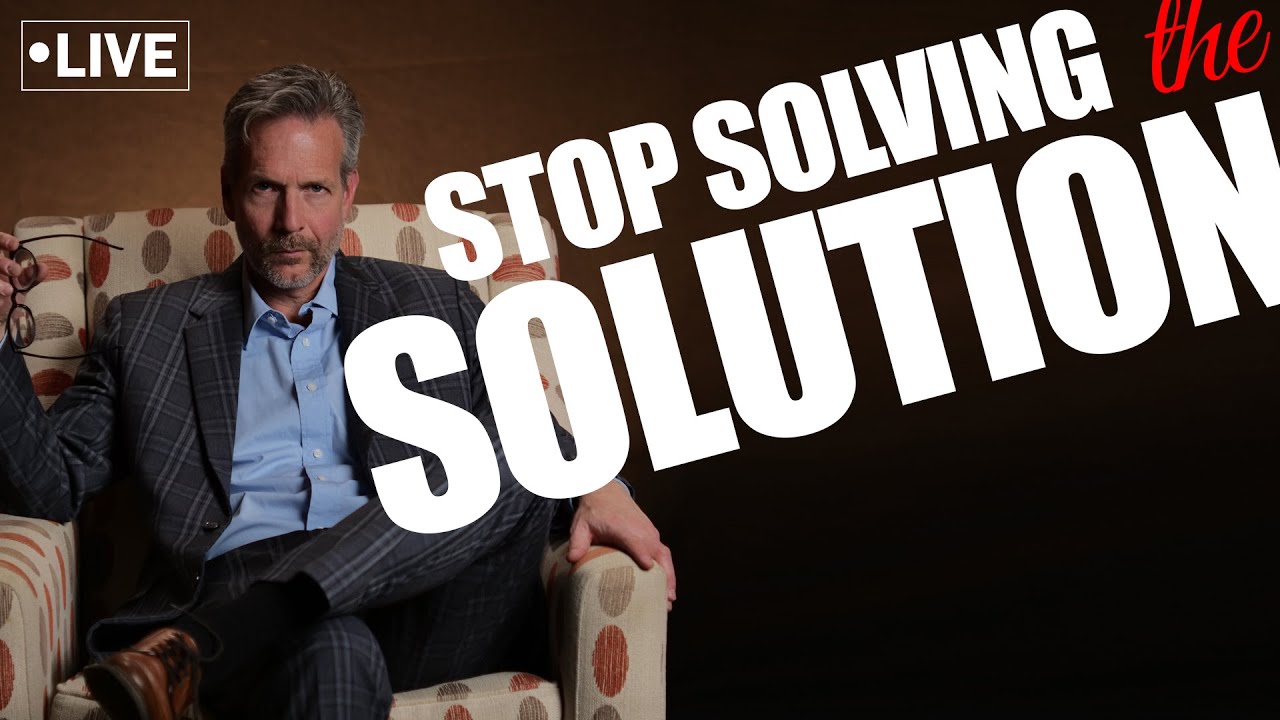 Stop Solving the Solution - YouTube